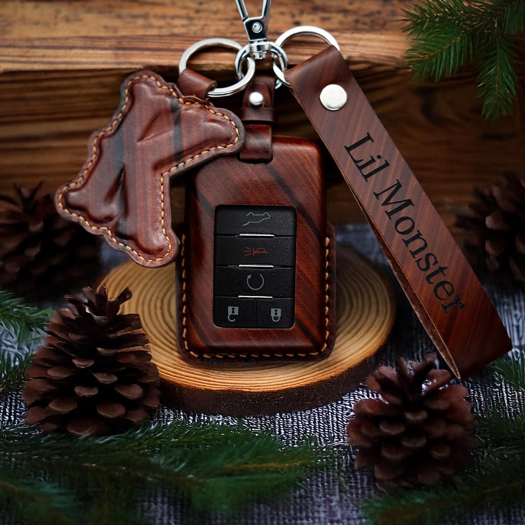 Leather Key Fob Cover Suit for Chevy Corvette C7 Stingray Captiva ...