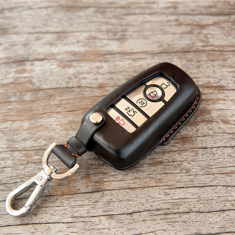 Leather Key Fob Cover Compatible With Ford Bronco Mustang F150 - Etsy