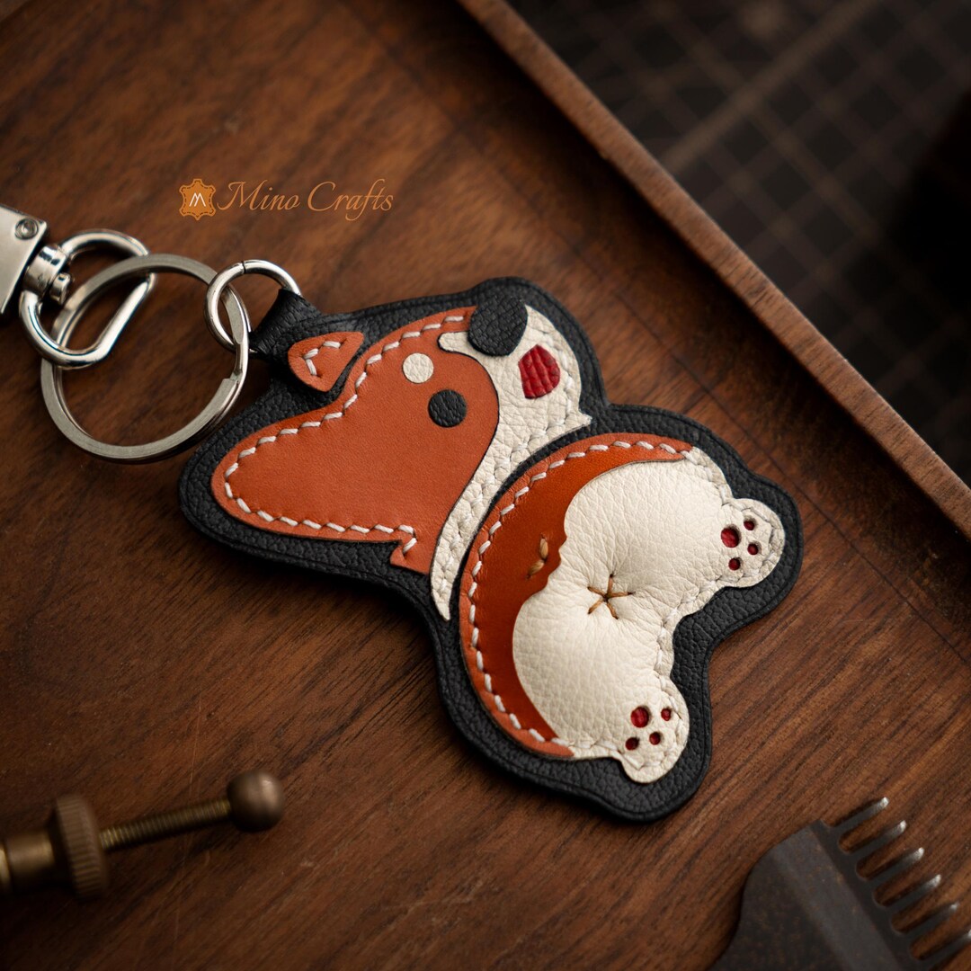 Handmade Corgi Leather Bag Charm – Cute Dog Butt Purse Accessory ...
