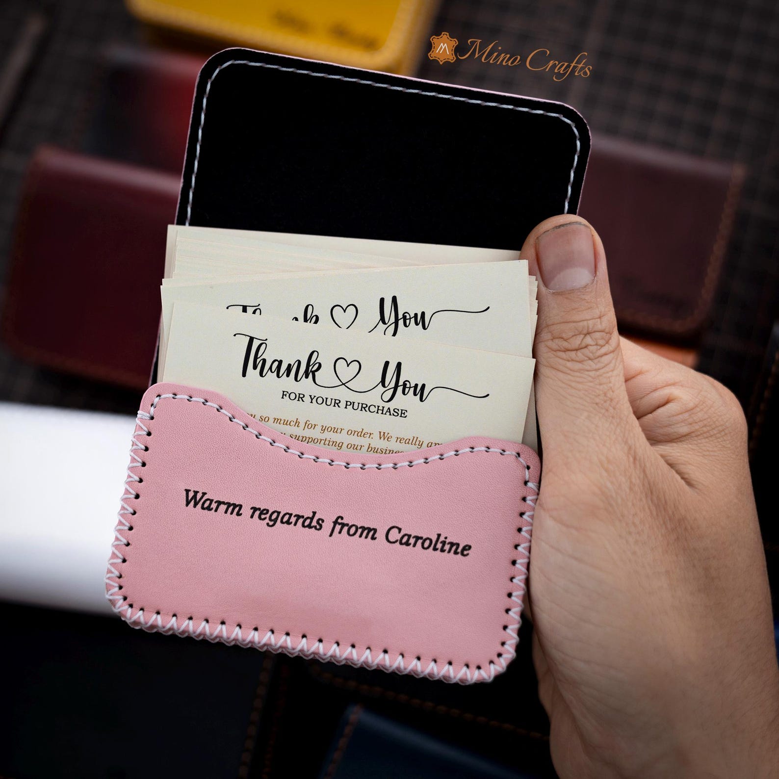 Business Card Holder Business Card Case Leather Business Card Case ...