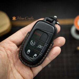 Key Fob Cover for Dodge Key Leather Key Fob Cover Compatible With Dodge ...