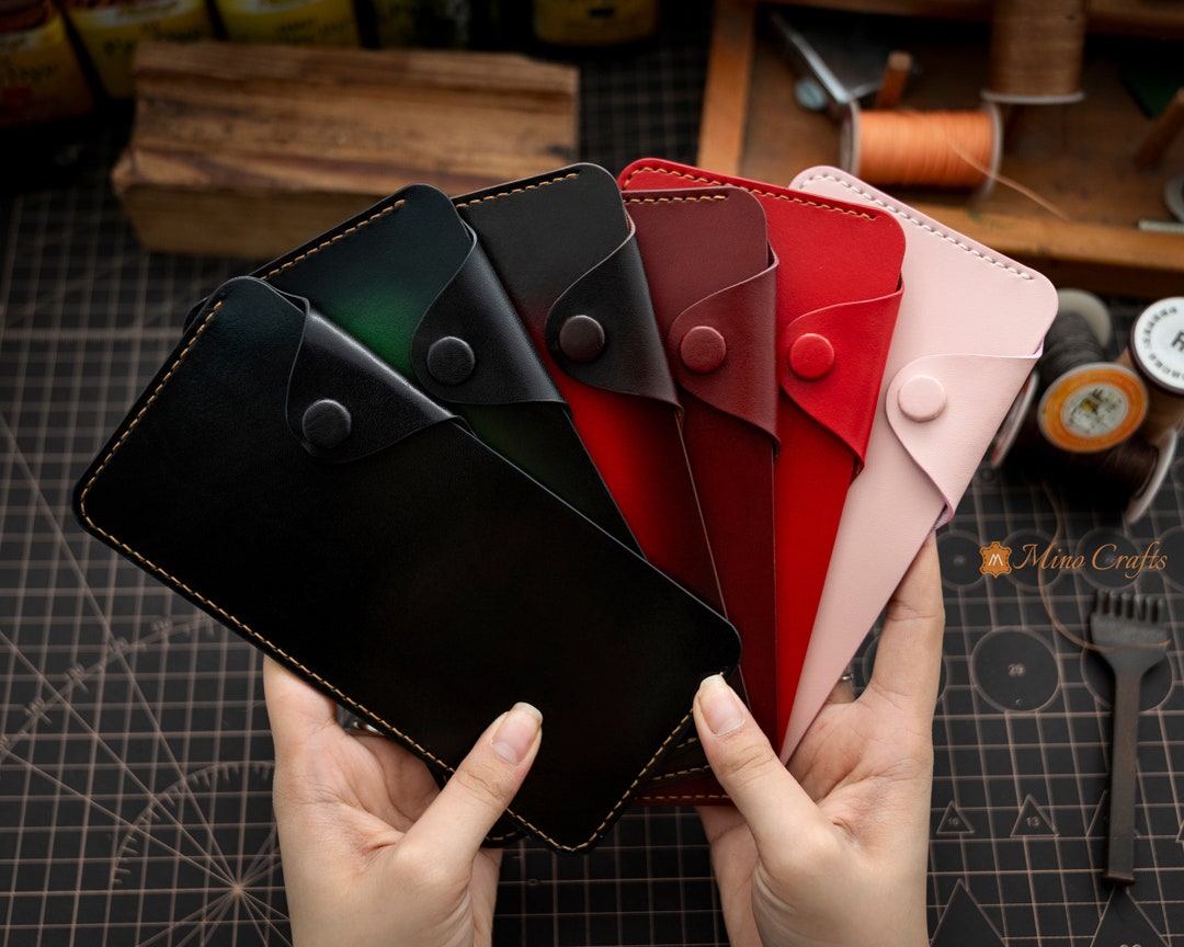 A7 Cash Envelopes Wallet Long Minimalist Cash Wallet Women Leather ...