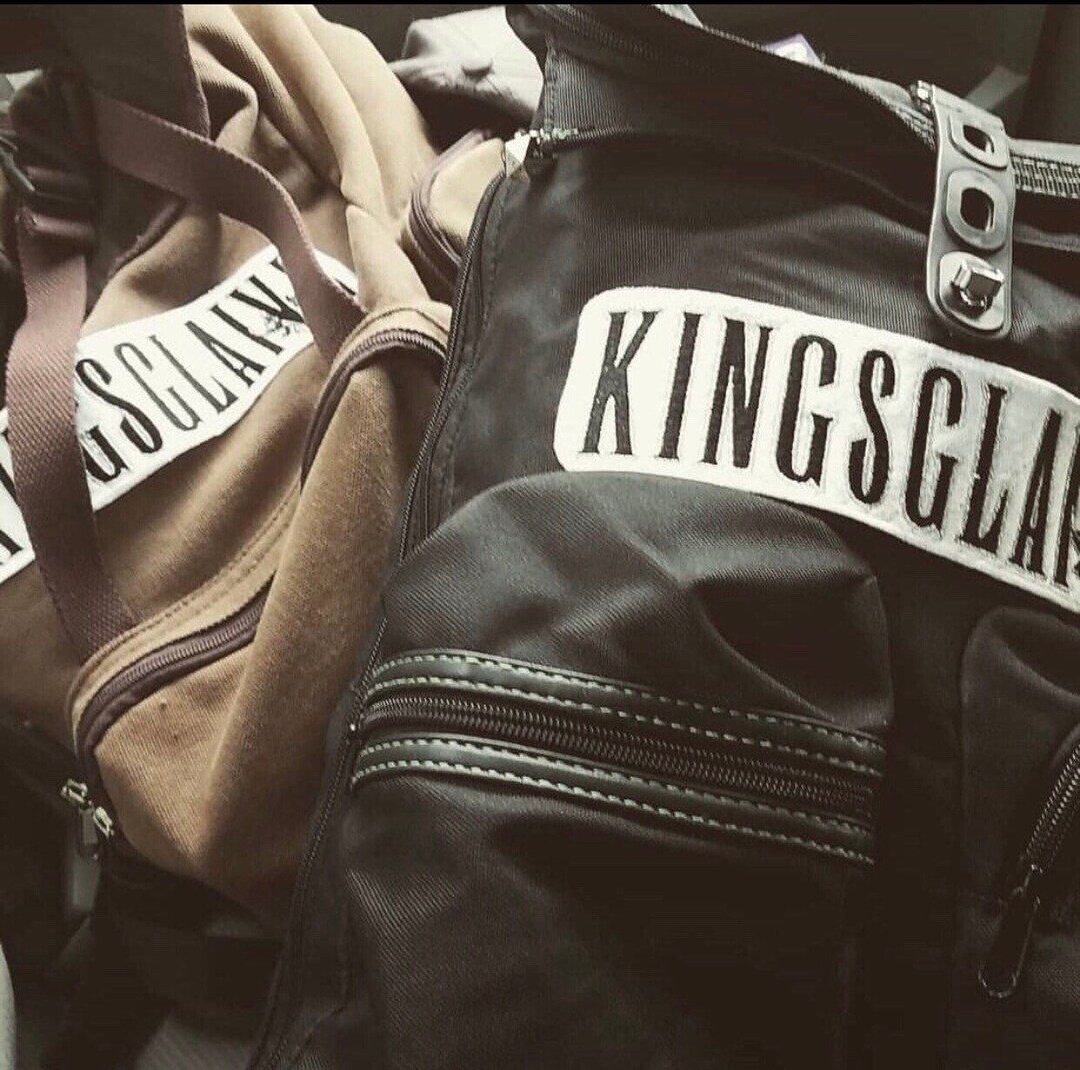 Kingsglaive Patch: White & Black Font, Silver Border (8x2.5") - Etsy