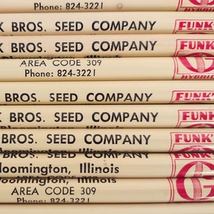 Vintage Funk Bros. Seed Company Funks G Hybrid Seed Corn Bloomington ...