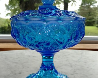 Fenton candy dish | Etsy