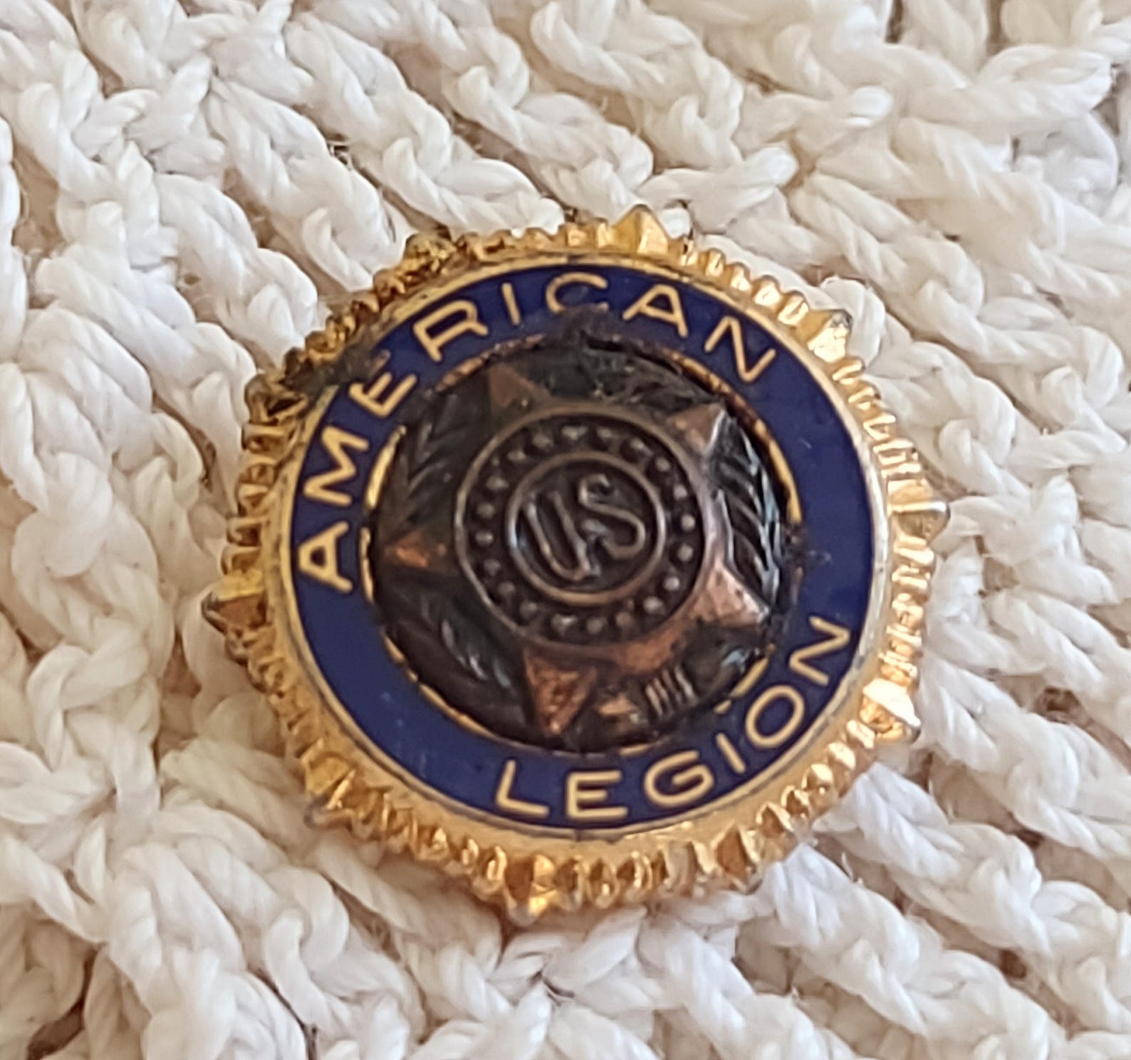 Vintage US American Legion Emblem Tie Tack Lapel Pin and Auxilary Pin ...