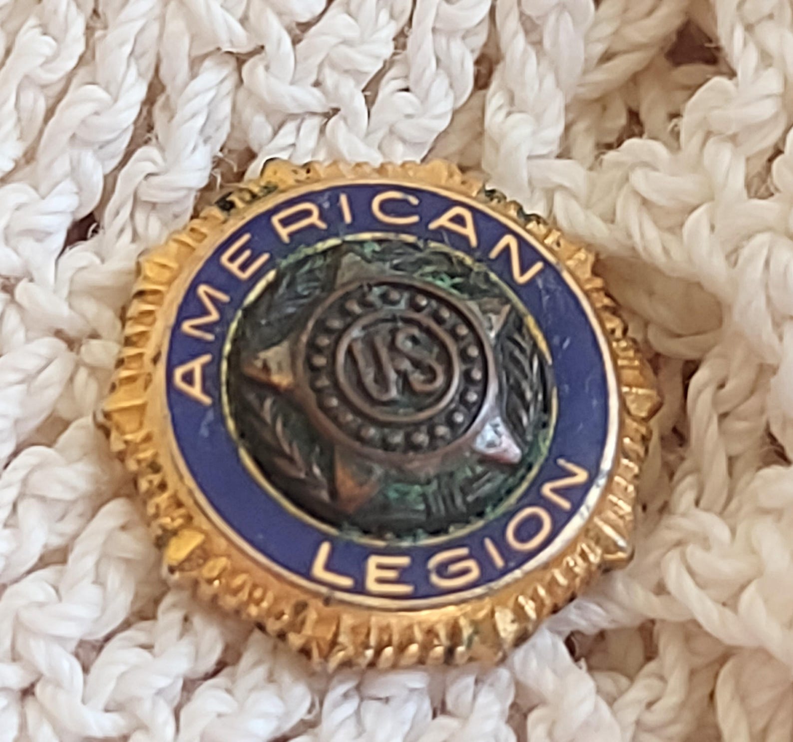 Vintage US American Legion Emblem Tie Tack Lapel Pin and Auxilary Pin ...