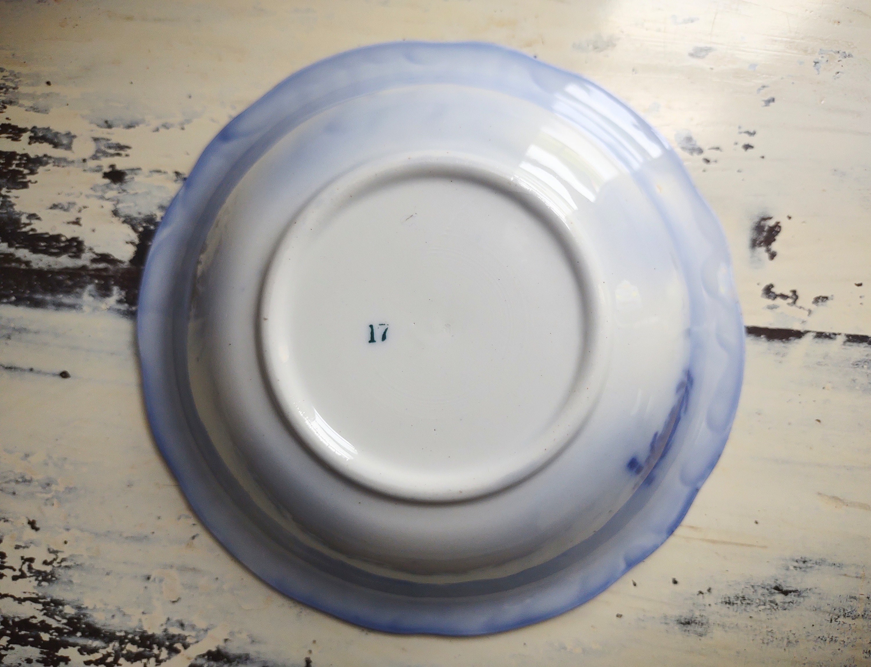 Antique Flow Blue Henry Alcock & Co. Semi Porcelain Touraine 6 1/4 ...