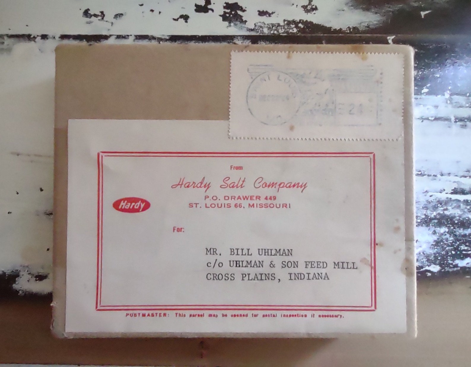 Vintage Advertising Hardy Salt Company 50th Anniversary Two (2) Decks ...