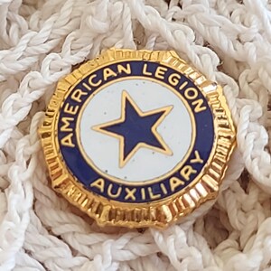 Vintage US American Legion Emblem Tie Tack Lapel Pin and Auxilary Pin ...