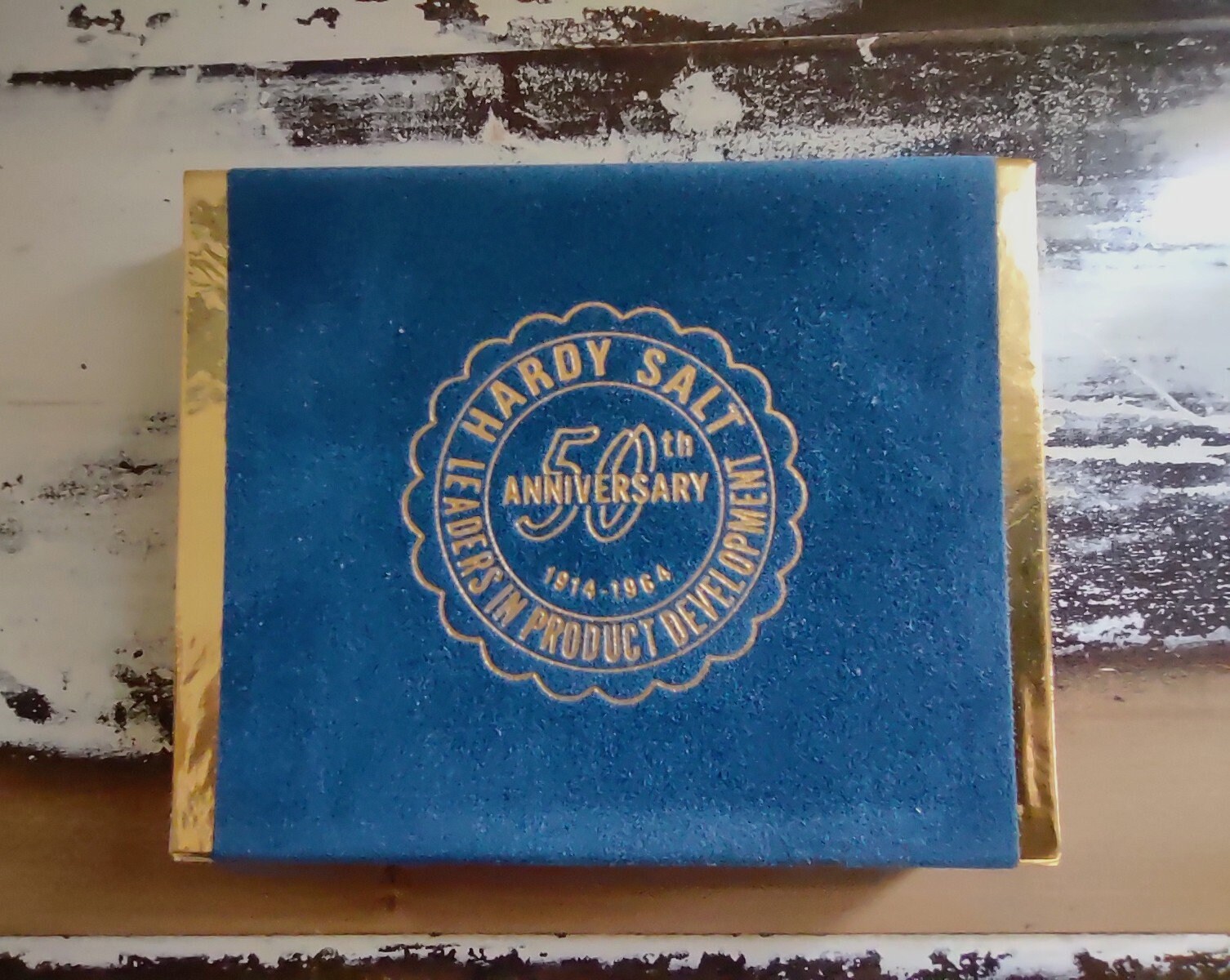 Vintage Advertising Hardy Salt Company 50th Anniversary Two (2) Decks ...