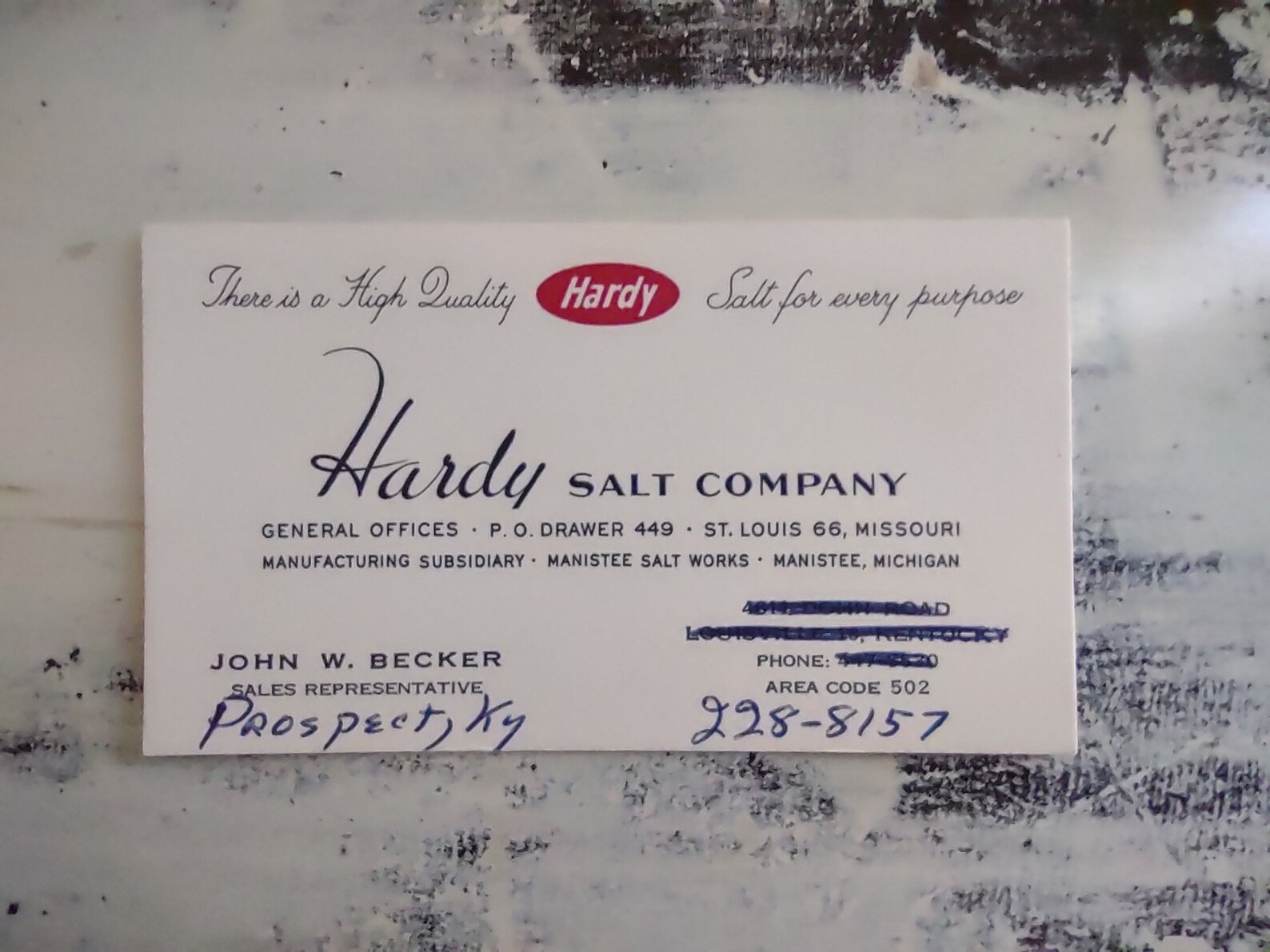 Vintage Advertising Hardy Salt Company 50th Anniversary Two (2) Decks ...