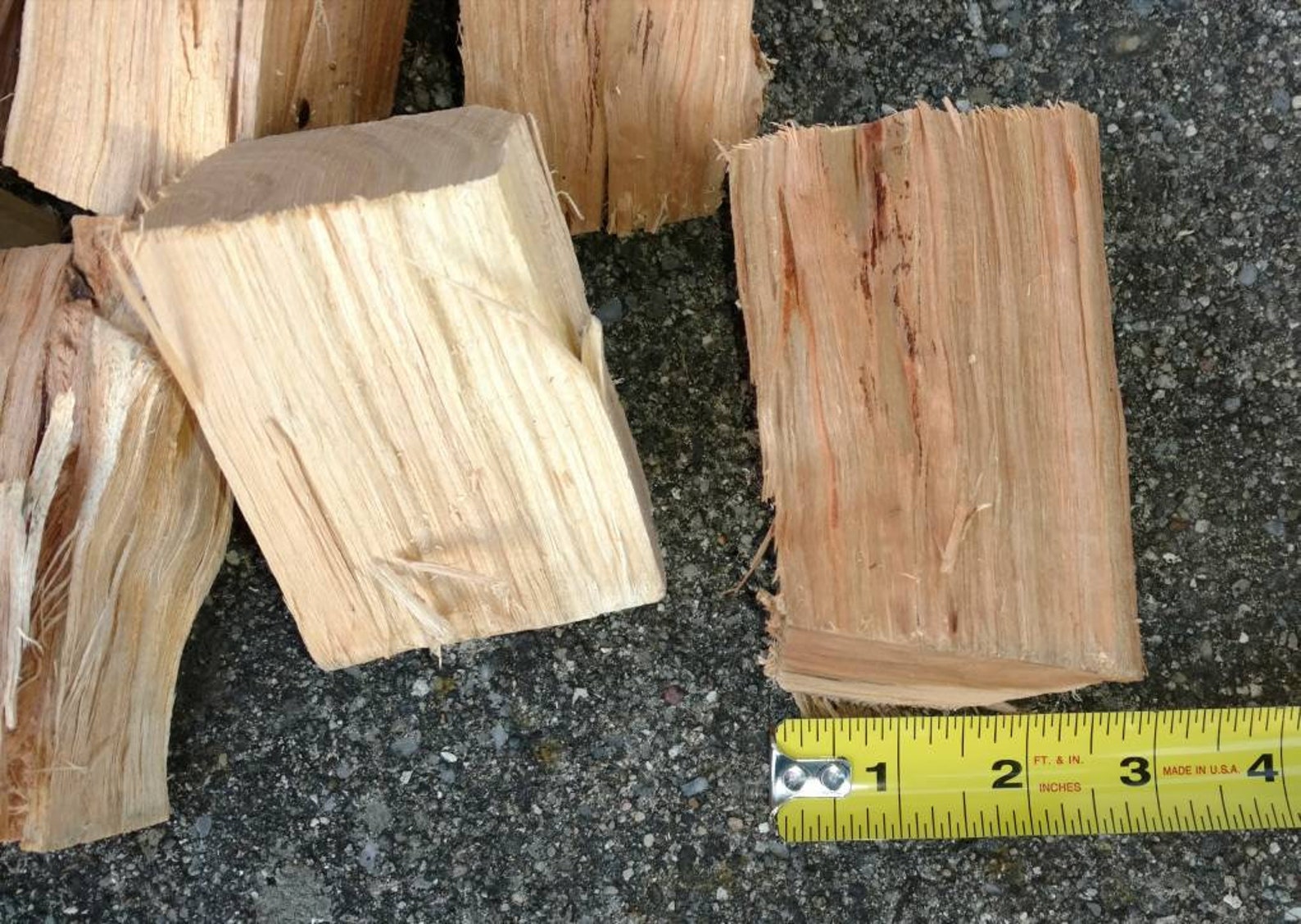 Barkless Cherry Wood Organic Hand Selected Seasoned Chunk Smoking BBQ ...