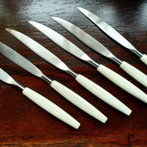Mid Century Modern 6 Piece Cutlery Set AMC Leppington Sheffield England ...