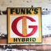 Vintage Funk's G Hybrid Seed Corn Embroidered Sew on Patch Large 6" X 6 ...