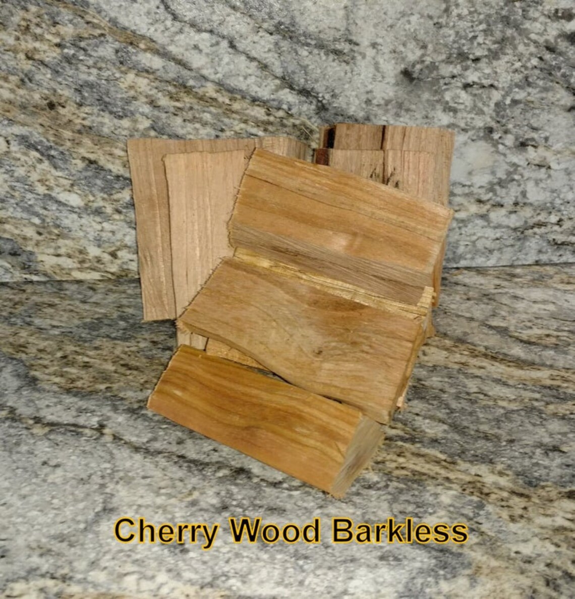 Barkless Cherry Wood Organic Hand Selected Seasoned Chunk Smoking BBQ ...