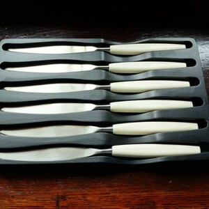 Mid Century Modern 6 Piece Cutlery Set AMC Leppington Sheffield England ...