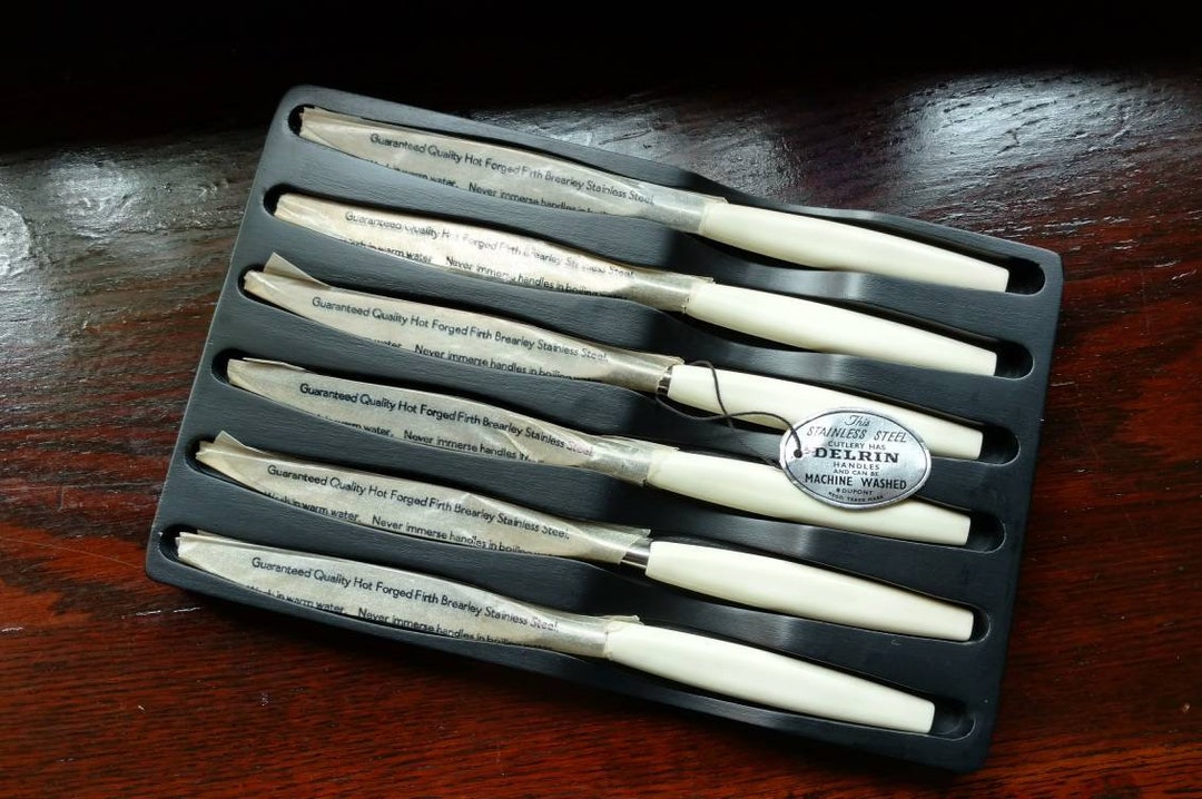 Mid Century Modern 6 Piece Cutlery Set AMC Leppington Sheffield England ...