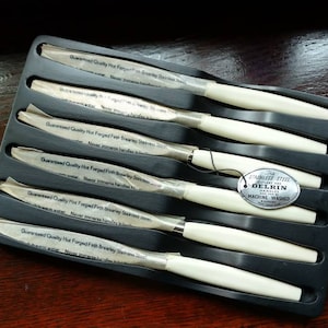 Mid Century Modern 6 Piece Cutlery Set AMC Leppington Sheffield England ...