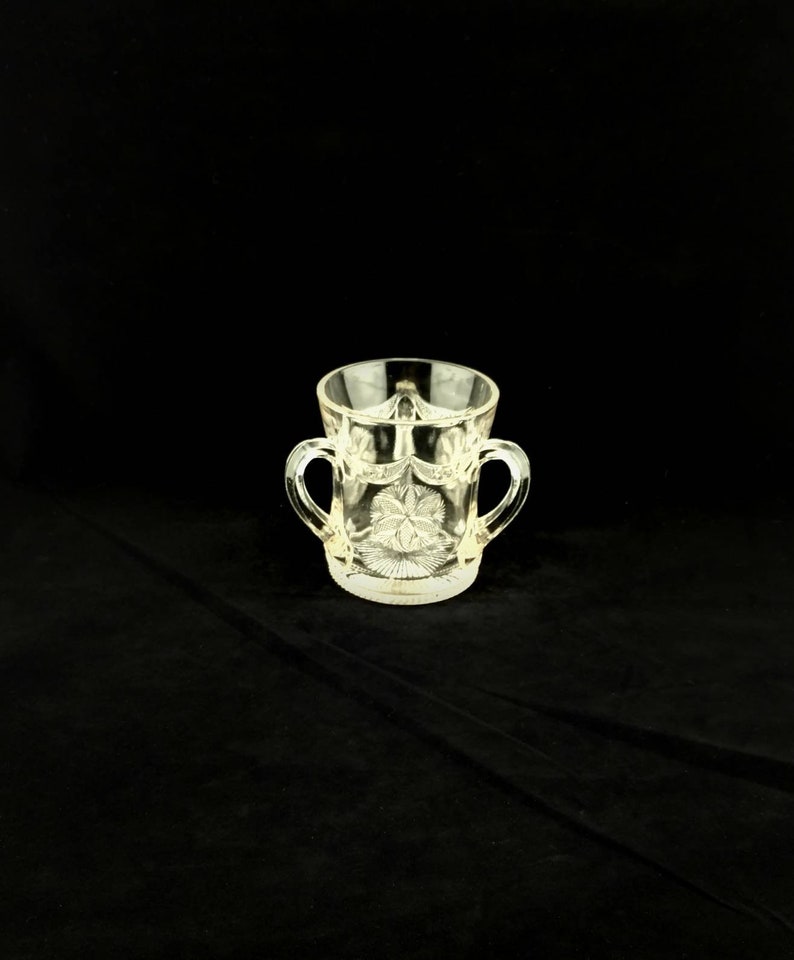 Antique Three Handled Loving Cup Style Flowers and Swag Spooner by ...