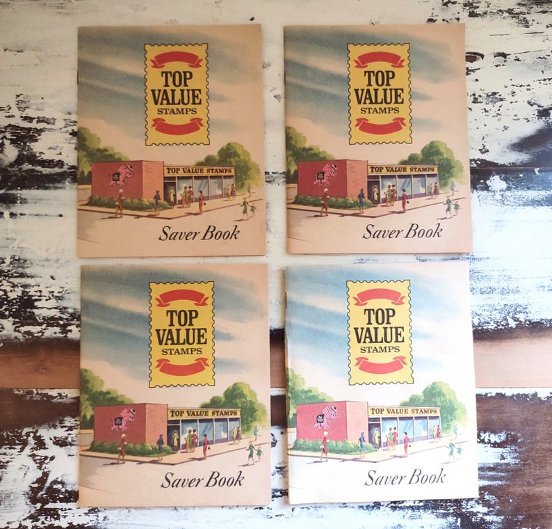 HUGE Vintage Lot Top Value Stamp Saver Books 4 and Top Value - Etsy
