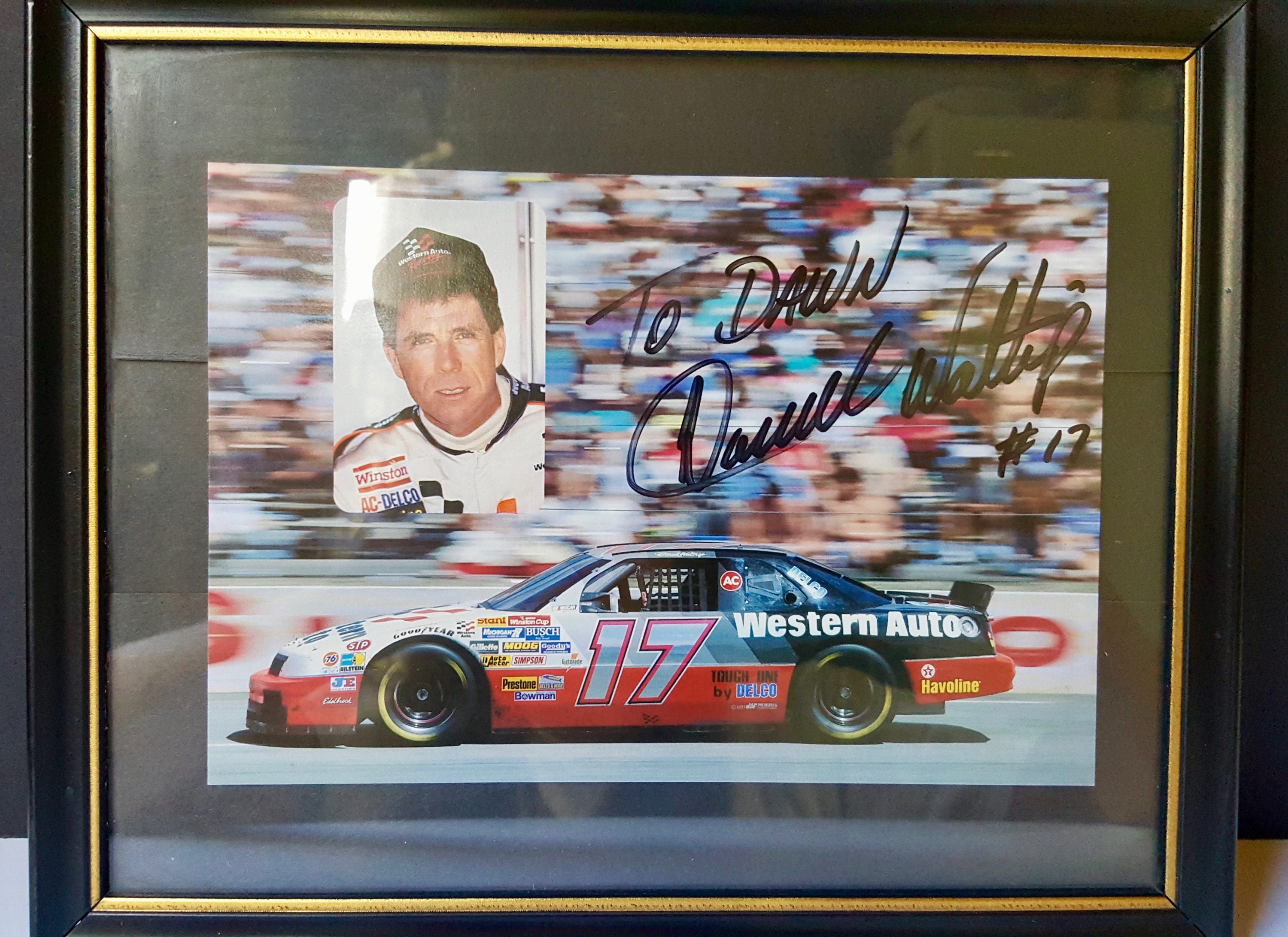 NASCAR Autograph Darrell Waltrip Signed Photo Darrell | Etsy