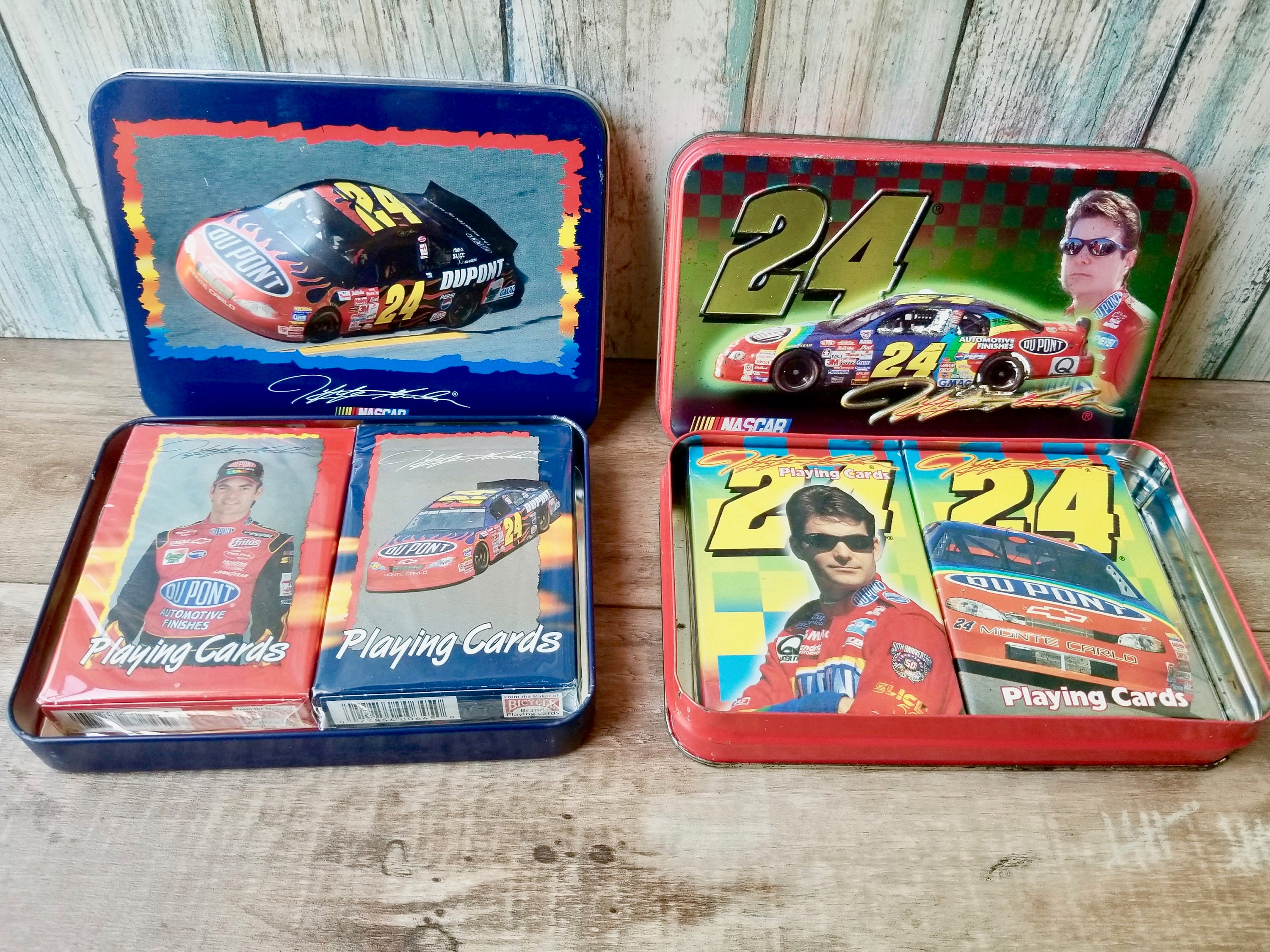 NASCAR Jeff Gordon Playing Cards in Collectible Tins Motor - Etsy