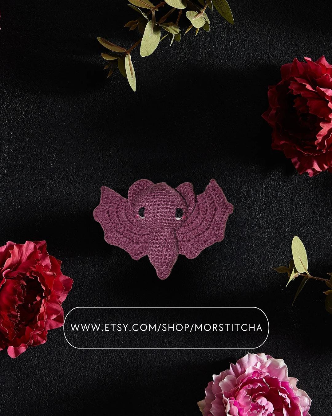Baby Bat Rattle, Goth Baby, Crochet, Bat Nursery, Alternative Style ...