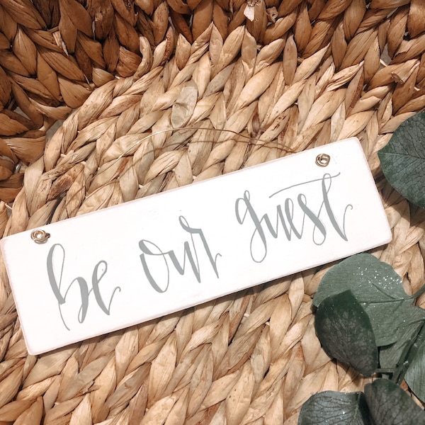Be Our Guest Sign - Etsy