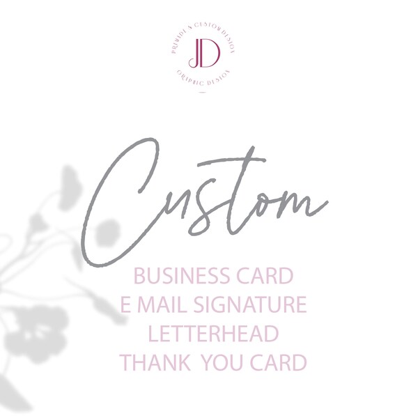 Calling Card Design - Etsy