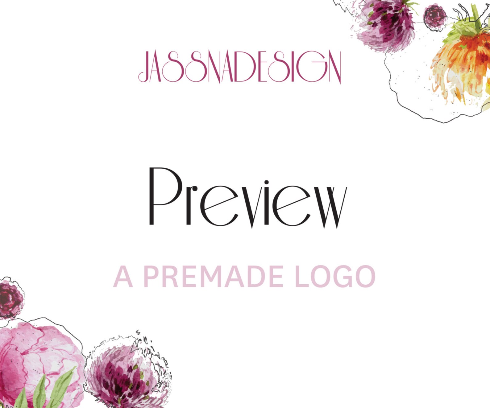 Preview a Premade Logo Update and File Resend Files Rush - Etsy