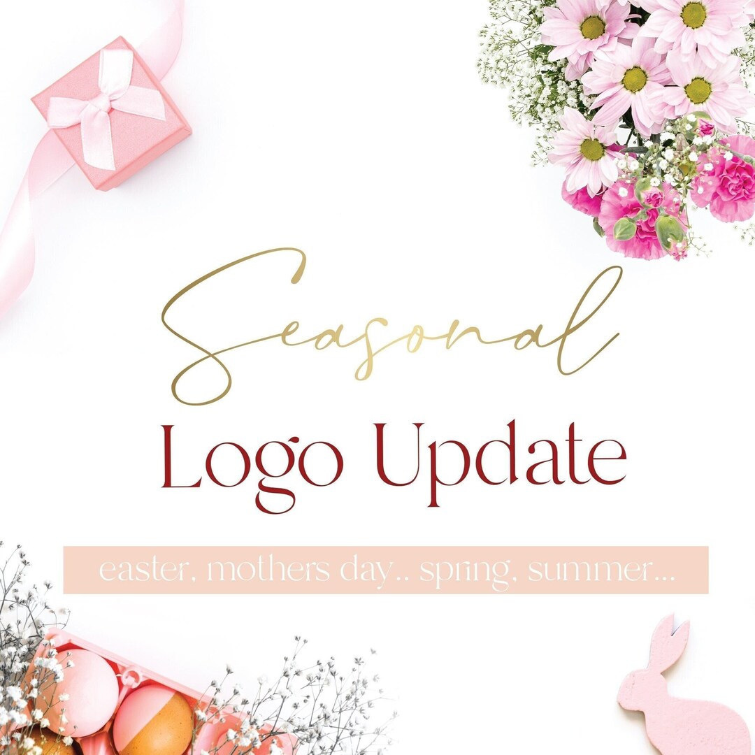 Seasonal Logo Update Spring Logo Marketing Special Offer Logo Mothers ...
