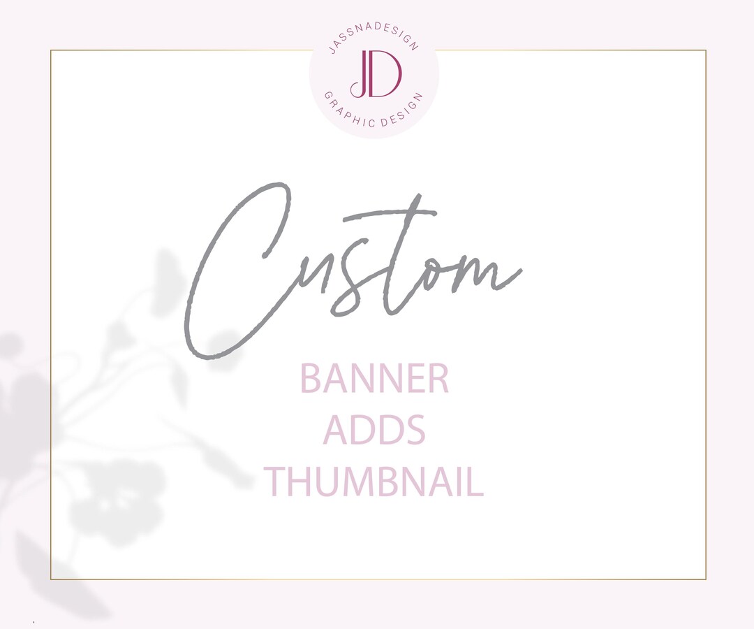 Custom Banner Design - Promotional Banner - Banner Add Design - Custom ...