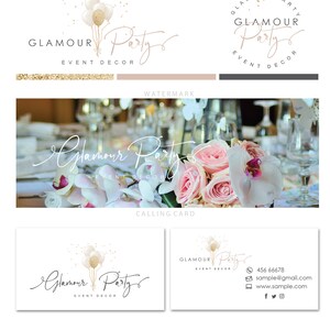 Event Planner Logo and Branding Event Decoration Logo Template Event ...
