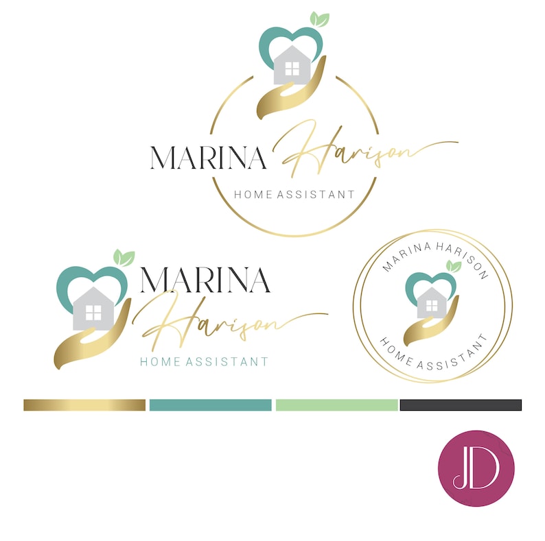 Home Care Logo and Branding-home Service Logo-home Assistant - Etsy