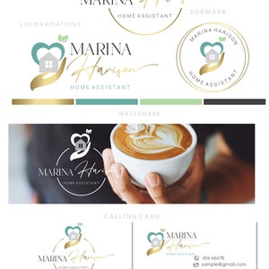 Home Care Logo and Branding-home Service Logo-home Assistant - Etsy