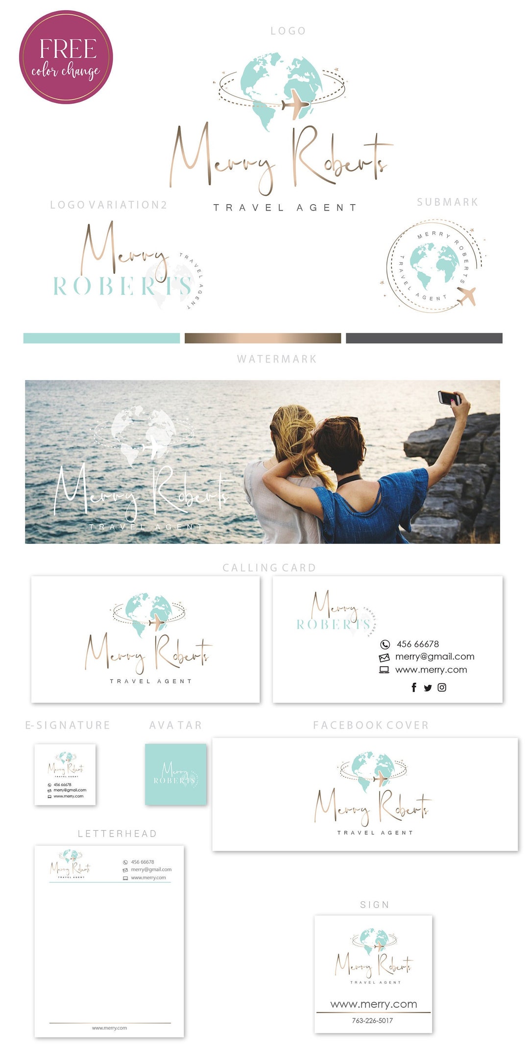 Reizen logo globe Vliegtuig branding Reisbureau agent logo - Etsy Nederland