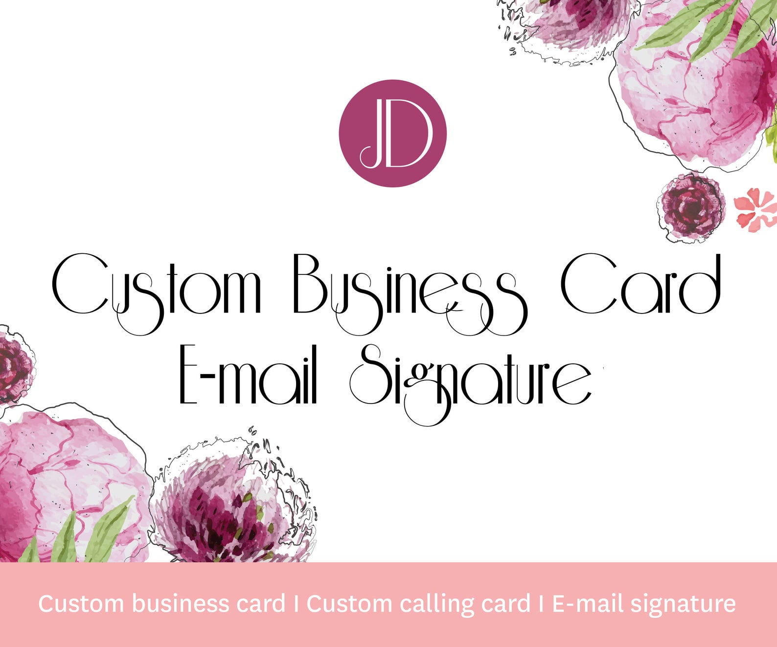 Custom business card Custom calling card design E-mail | Etsy