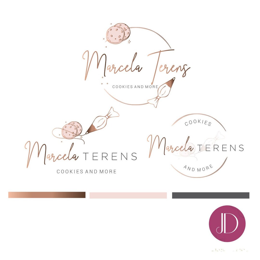 Cake Logo Sweet Cookie Logo Bakery Logo Sweet Boutique Logo Desserts ...
