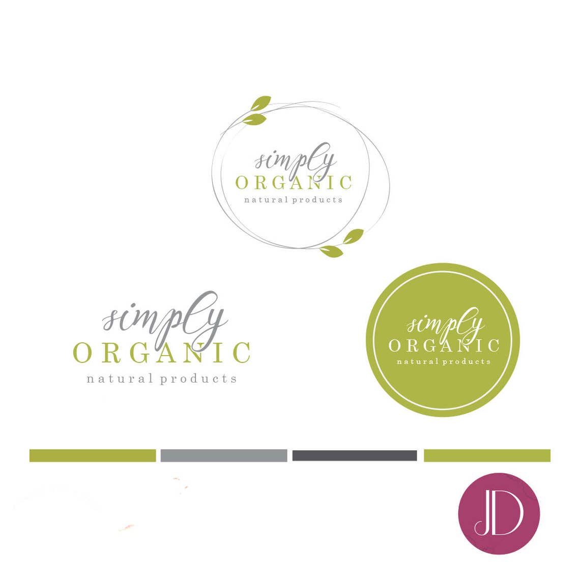 Organic Products Logo and Branding Natural Product Logo - Etsy