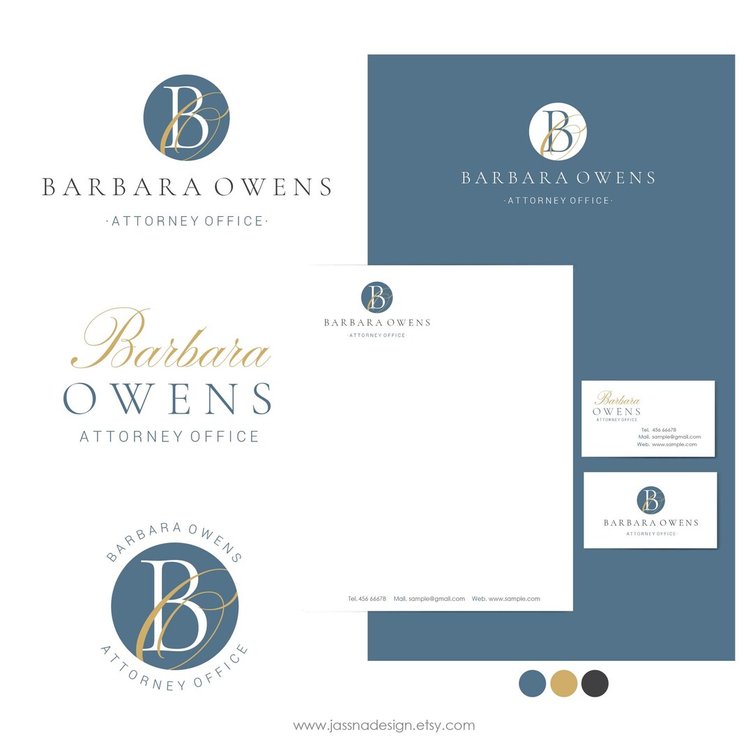 Law Firm Logo, Lawyer Branding, Attorney Brand, Legal Editable Bundle ...