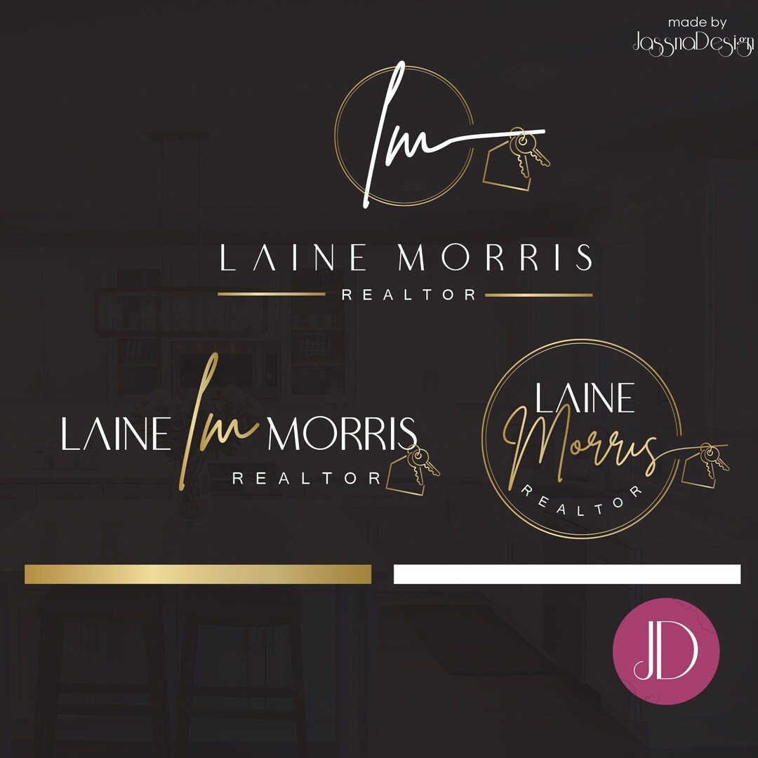 House Real Key Estate Logo Premade Realtor Logo Real Estate Branding ...