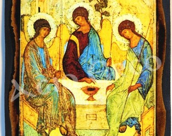 Holy trinity icon | Etsy