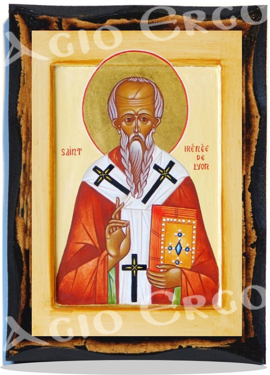 Saint Irénée ( Irenaeus ) of Lyon Bishop and Martyr Greek Orthodox ...
