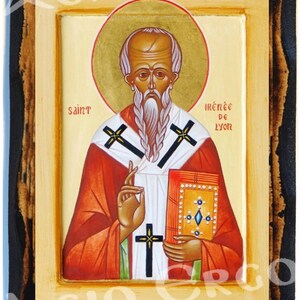 Saint Irénée ( Irenaeus ) of Lyon Bishop and Martyr Greek Orthodox ...