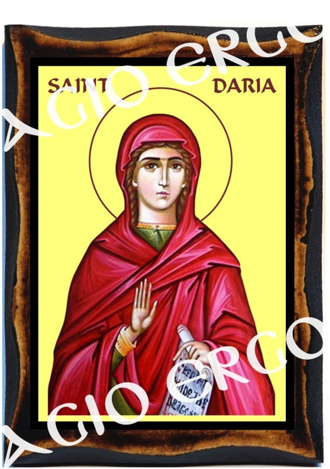 Saint Daria Orthodox Russian Mount Athos Byzantine Roman Christian ...