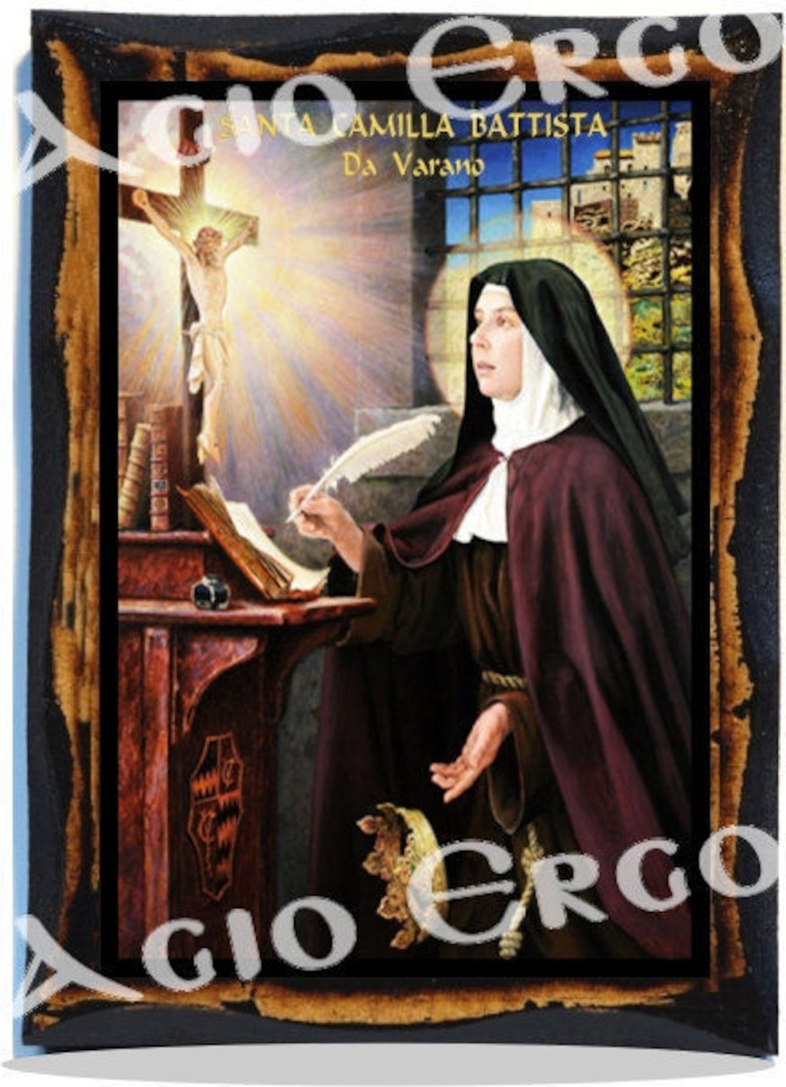 Saint Camilla Battista Da Varano Christian Catholic Icon on - Etsy