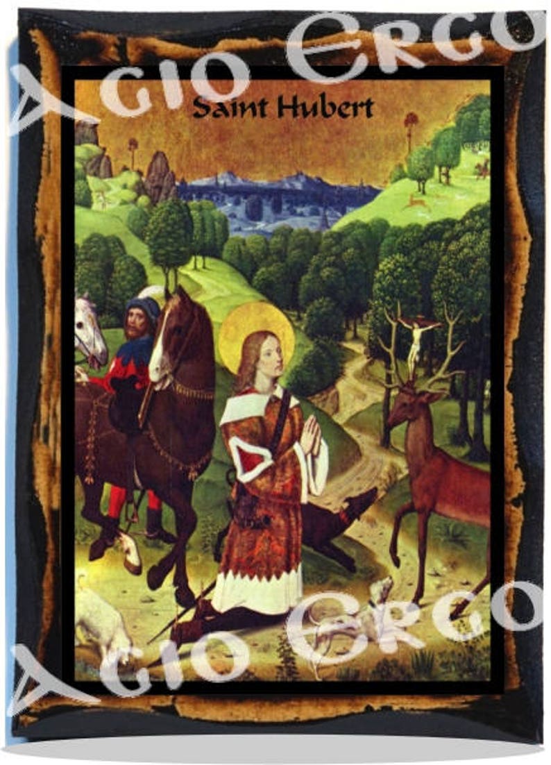 Saint Hubert of Liège Saint Hubertus of Maastricht' - Etsy