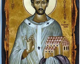 Saint Augustine Icon - Etsy
