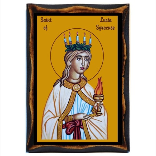 Saint Lucy Print - Etsy